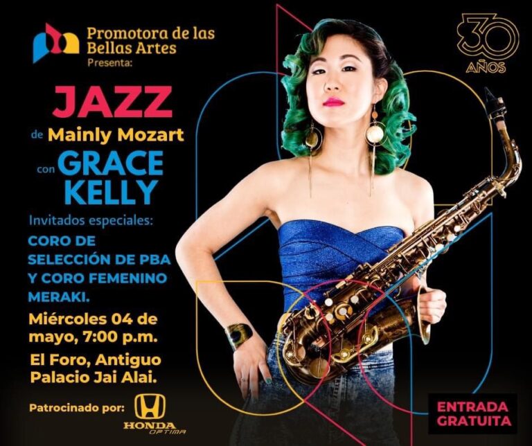 Jazz de Mainly Mozart con Grace Kelly en Tijuana 2022