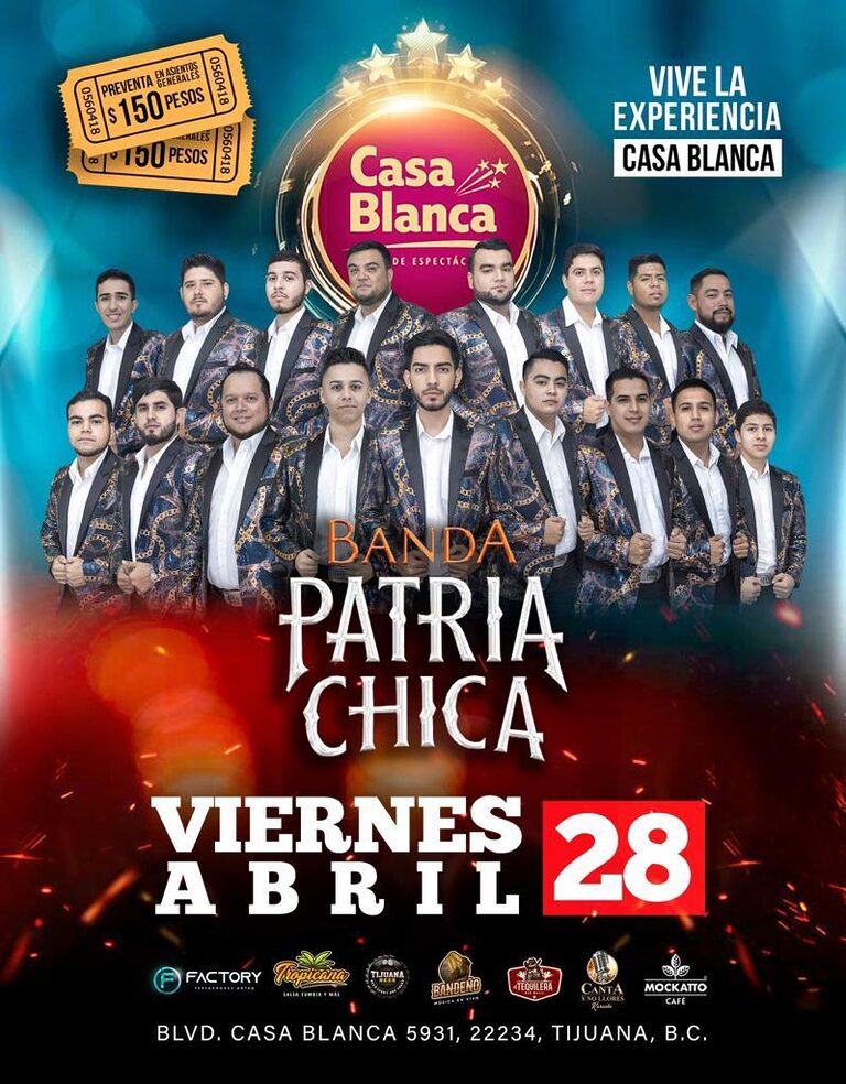 Banda Patria Chica en Tijuana 2023