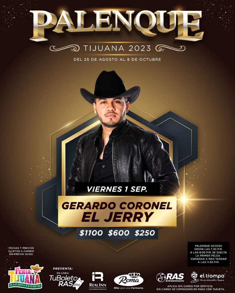 Gerardo Coronel en el Palenque Tijuana 2023