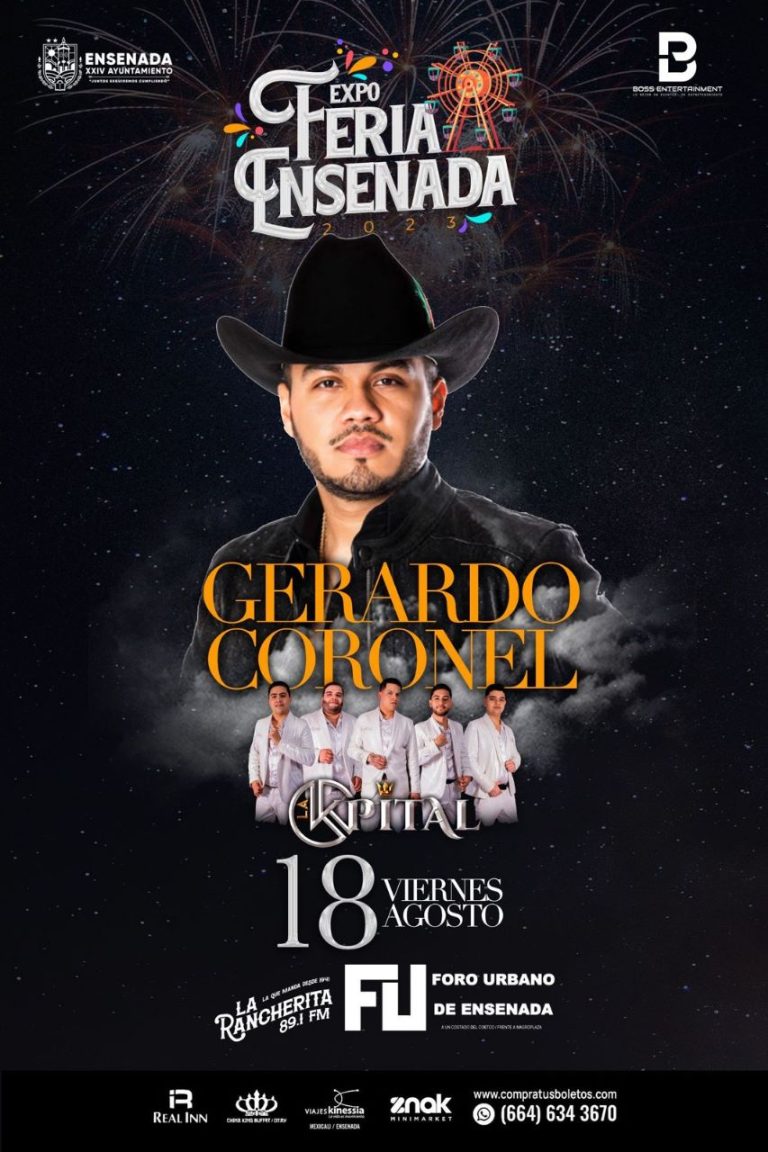 Gerardo Coronel en la Expo Feria Ensenada 2023