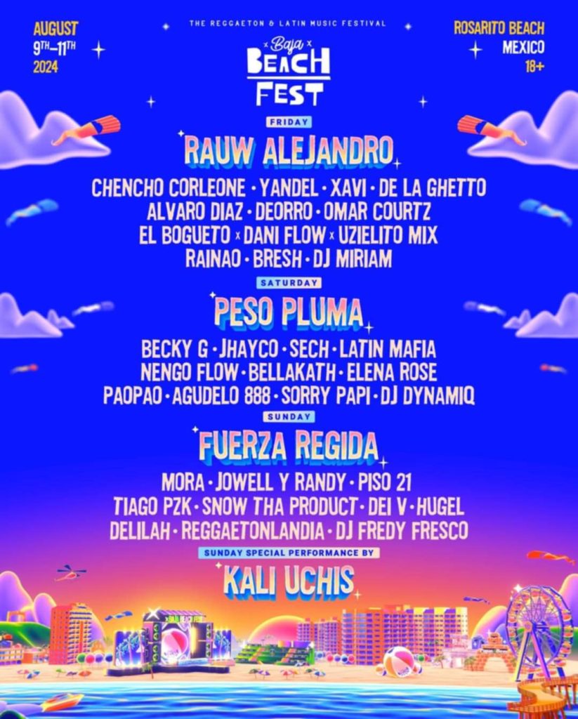 Baja Beach Fest en Rosarito 2024