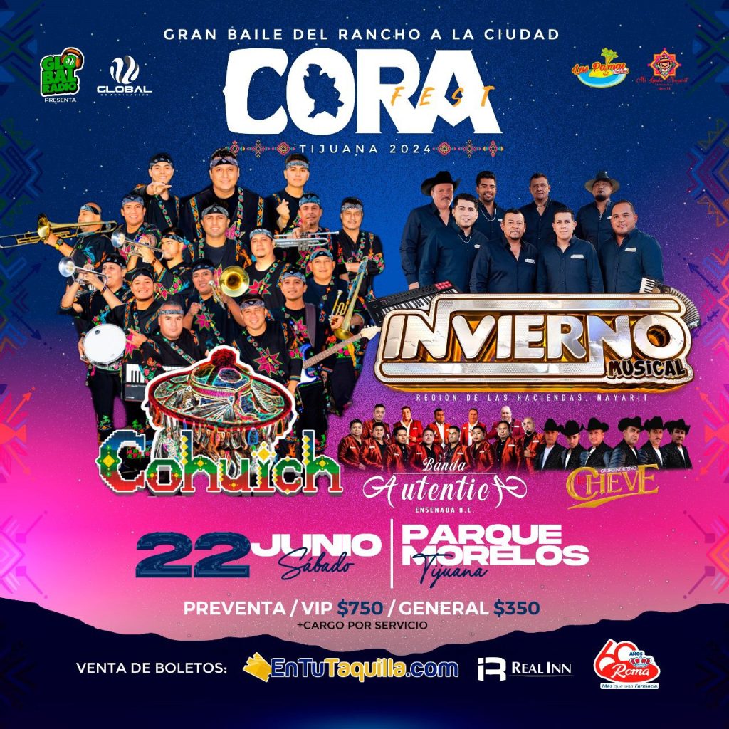 Baile del Rancho a la Ciudad Cora Fest Tijuana 2024