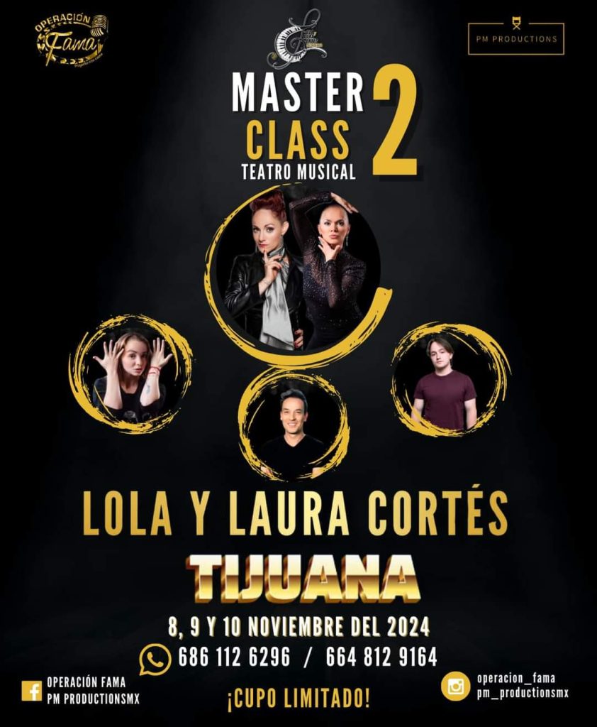 Máster Class de Teatro Musical en Tijuana 2024