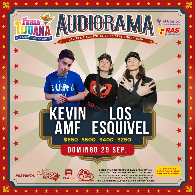 Kevin AMF y Los Esquivel en la Feria de Tijuana 2024