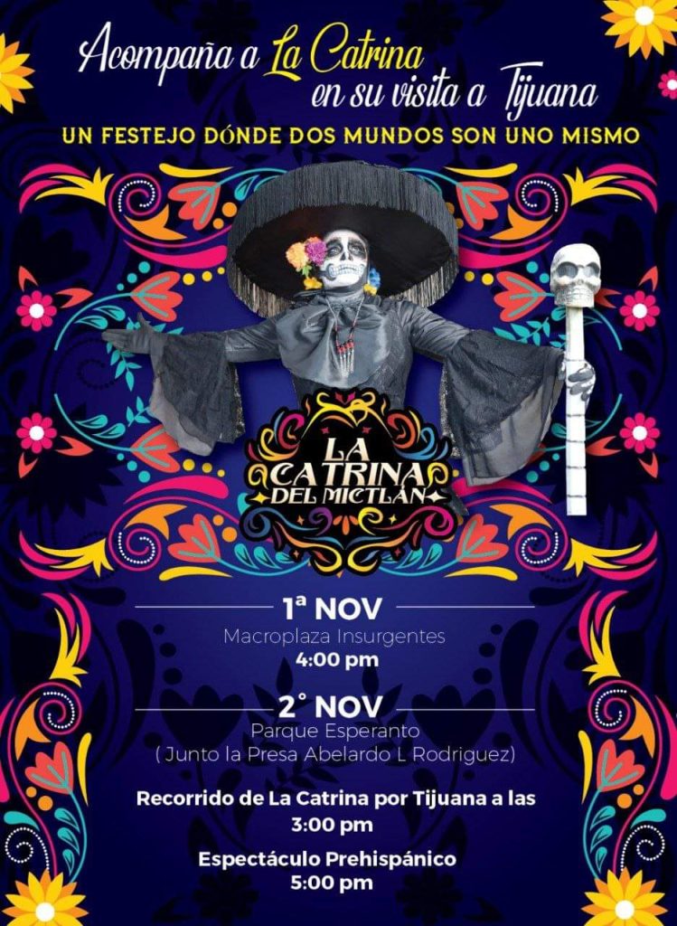 La Catrina del Mictlán en Tijuana 2024