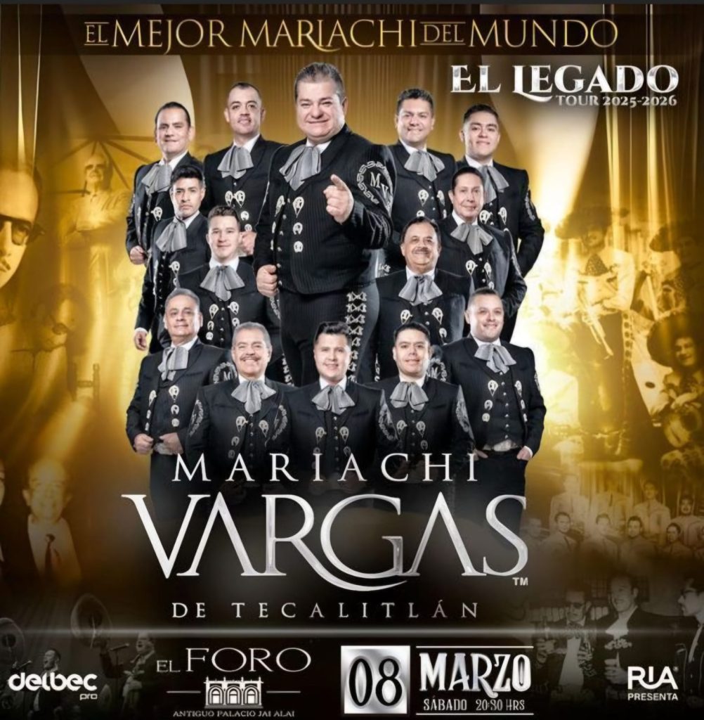 Mariachi Vargas de Tecalitlán en Tijuana 2025
