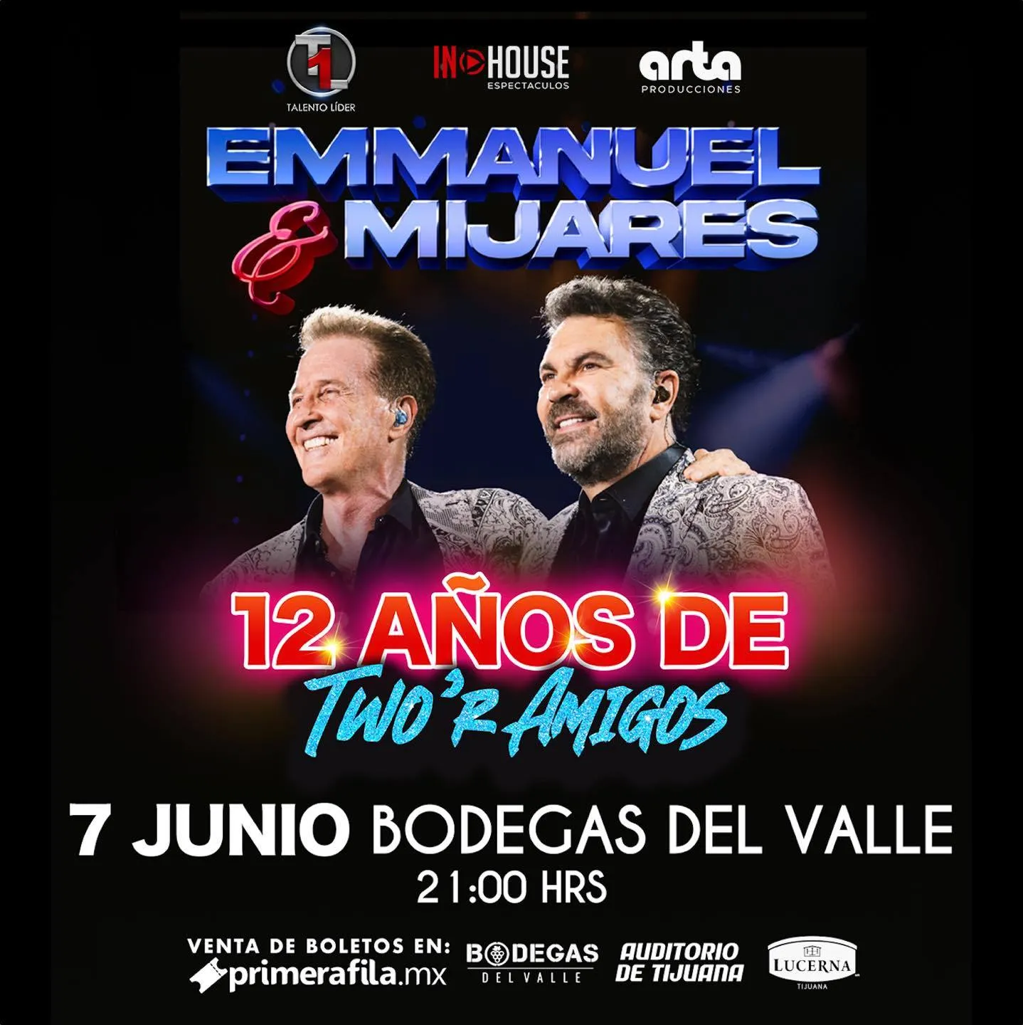 Emmanuel y Mijares en Valle de Guadalupe 2025: Una noche de éxitos en ...