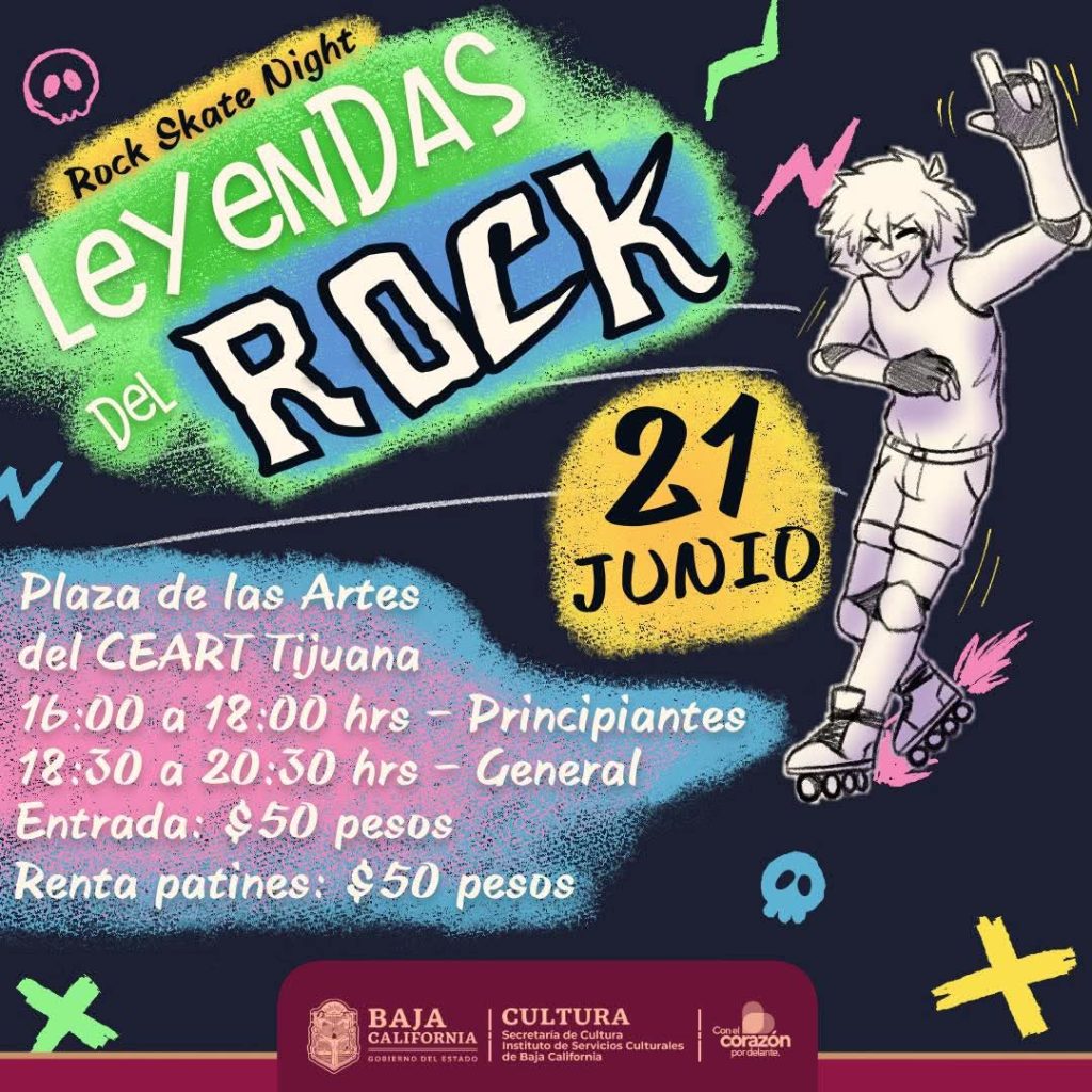 Rock Skate Night: Leyendas del Rock en Tijuana 2025