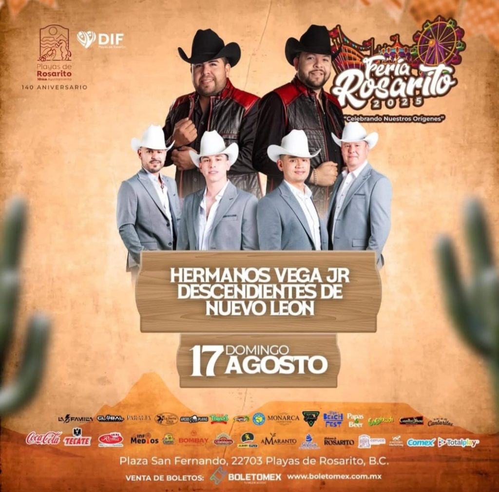 Hermanos Vega Jr. y Descendientes de Nuevo León en la Feria de Rosarito ...