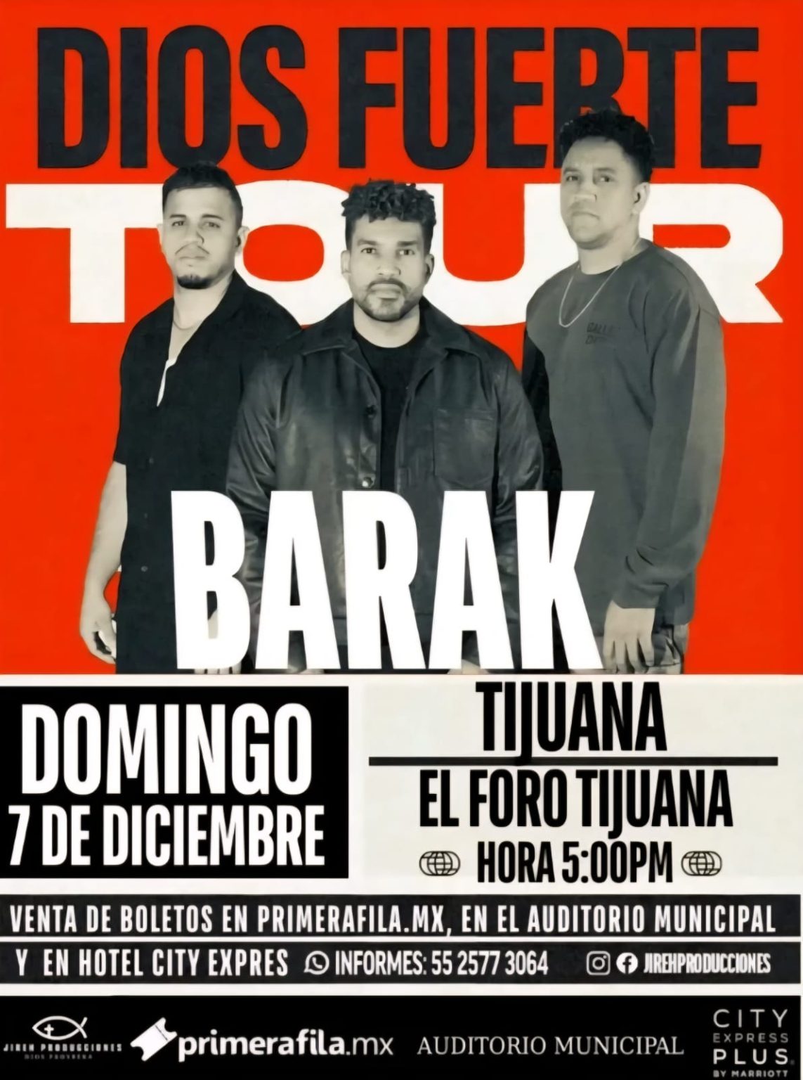 Barak en Tijuana 2025: Concierto de Barak en El Foro- 7 de diciembre