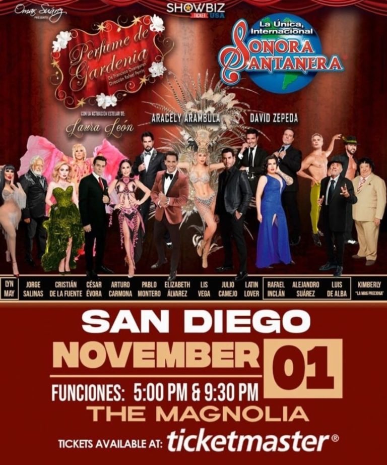 Perfume de Gardenia en San Diego 2025: Aracely Arámbula y la Sonora ...
