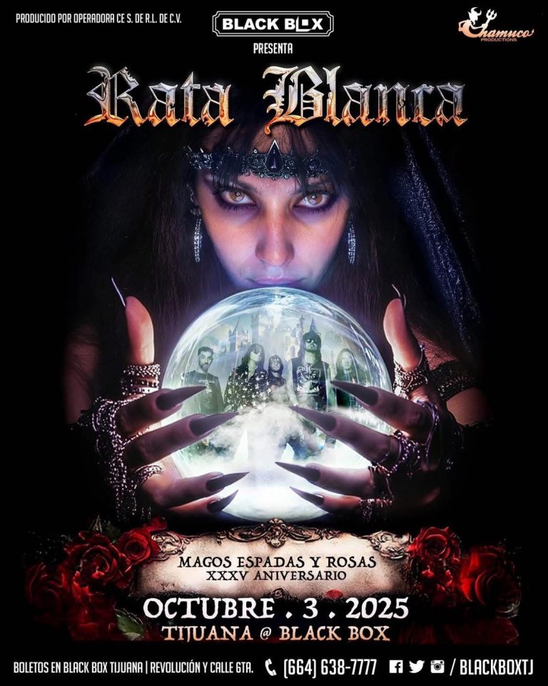 Rata Blanca en Tijuana 2025: Magos, Espadas y Rosas XXXV Aniversario en ...