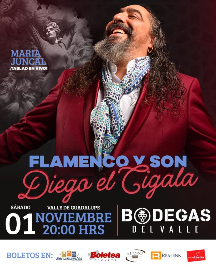 Diego El Cigala en Ensenada 2025: concierto en Anfiteatro del Valle