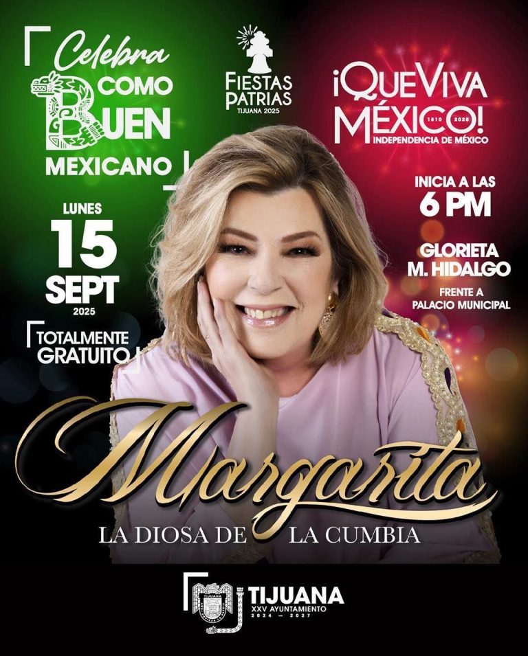 Margarita "La Diosa de la Cumbia" en Tijuana 2025: Concierto gratuito ...