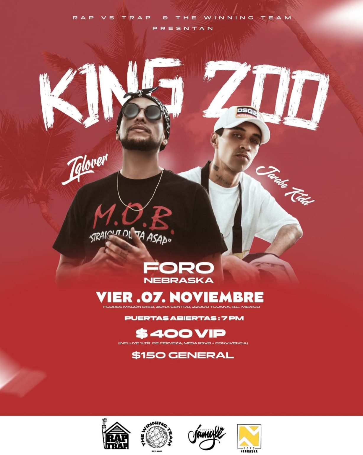 King Zoo en Tijuana 2025: Iqlover y Jarabe traerán el mejor G-Funk ...