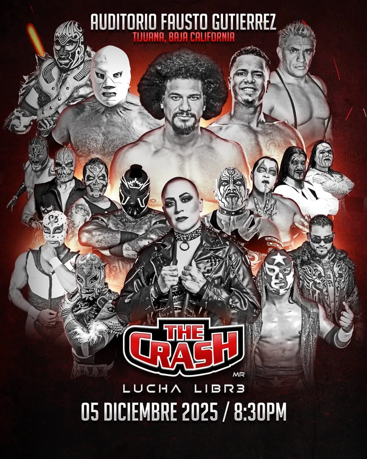 The Crash en Tijuana 2025: Función de lucha libre en el Auditorio Fausto Gutiérrez