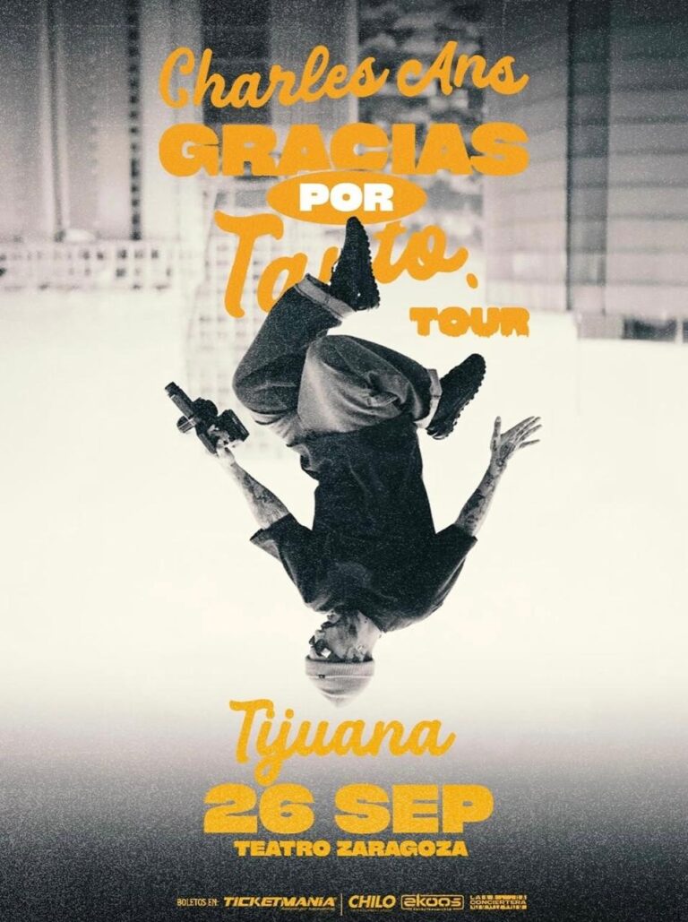 Charles Ans en Tijuana 2026: concierto en el Teatro Zaragoza REPROGRAMADO