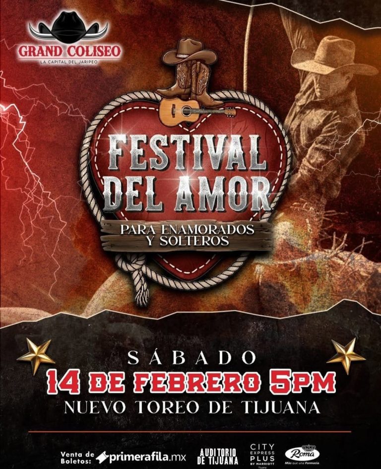 Grand Coliseo ¡Festival del Amor! en Tijuana 2026: evento en Nuevo Toreo