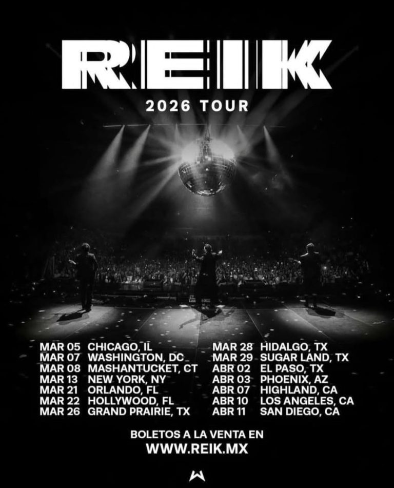 Reik en San Diego C.A. 2026: Concierto en The Rady Shell at Jacobs Park