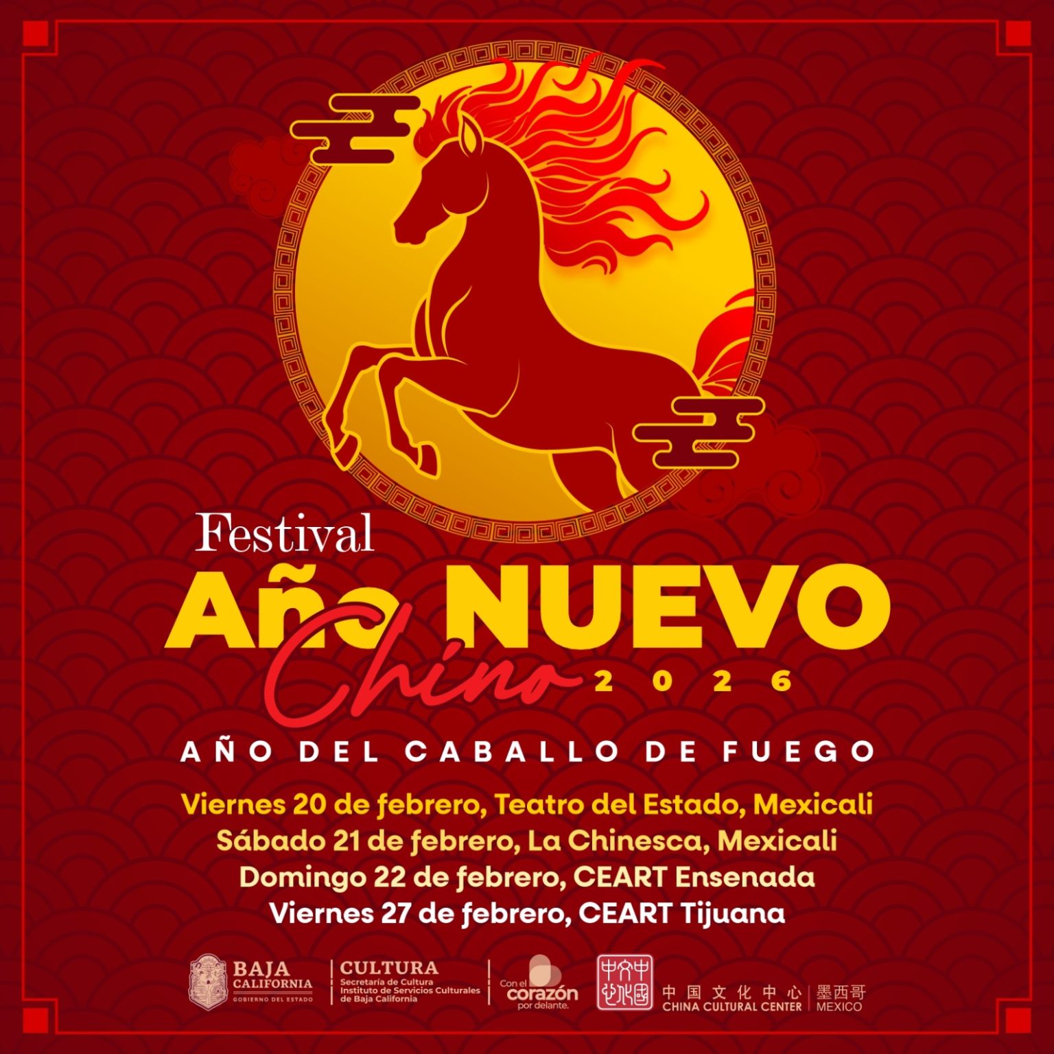 Festival Año Nuevo Chino en Baja California 2026: fechas y sedes