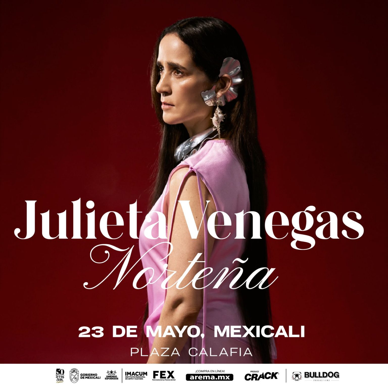 Julieta Venegas en Mexicali 2026: Norteña Tour en Plaza Calafia