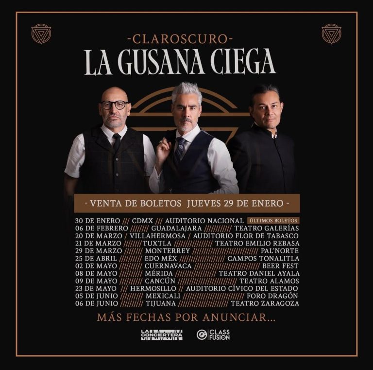 La Gusana Ciega en Tijuana 2026: concierto en Teatro Zaragoza