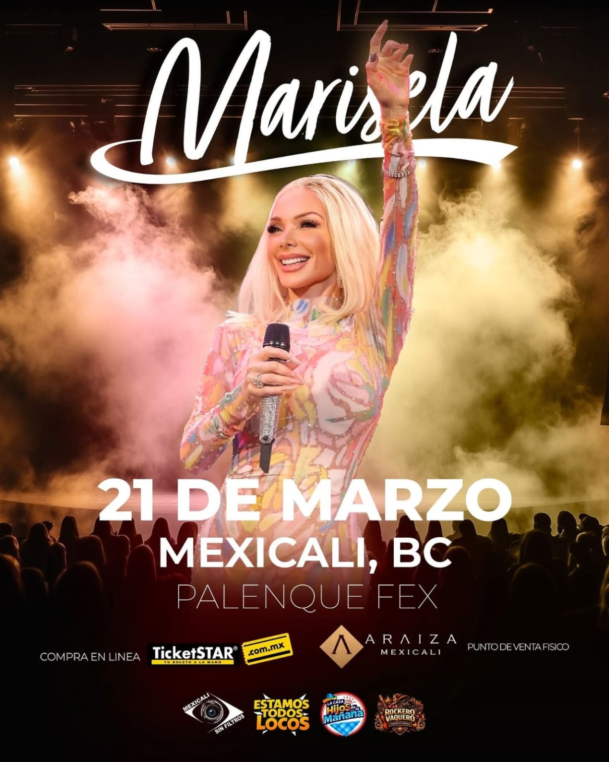 Marisela en Mexicali 2026: Concierto en Palenque del FEX