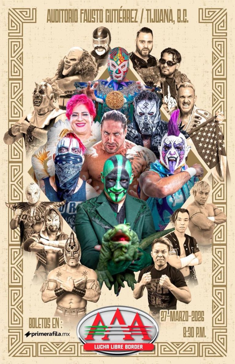 AAA Border en Tijuana 2026: Lucha Libre en el Auditorio Fausto Gutiérrez