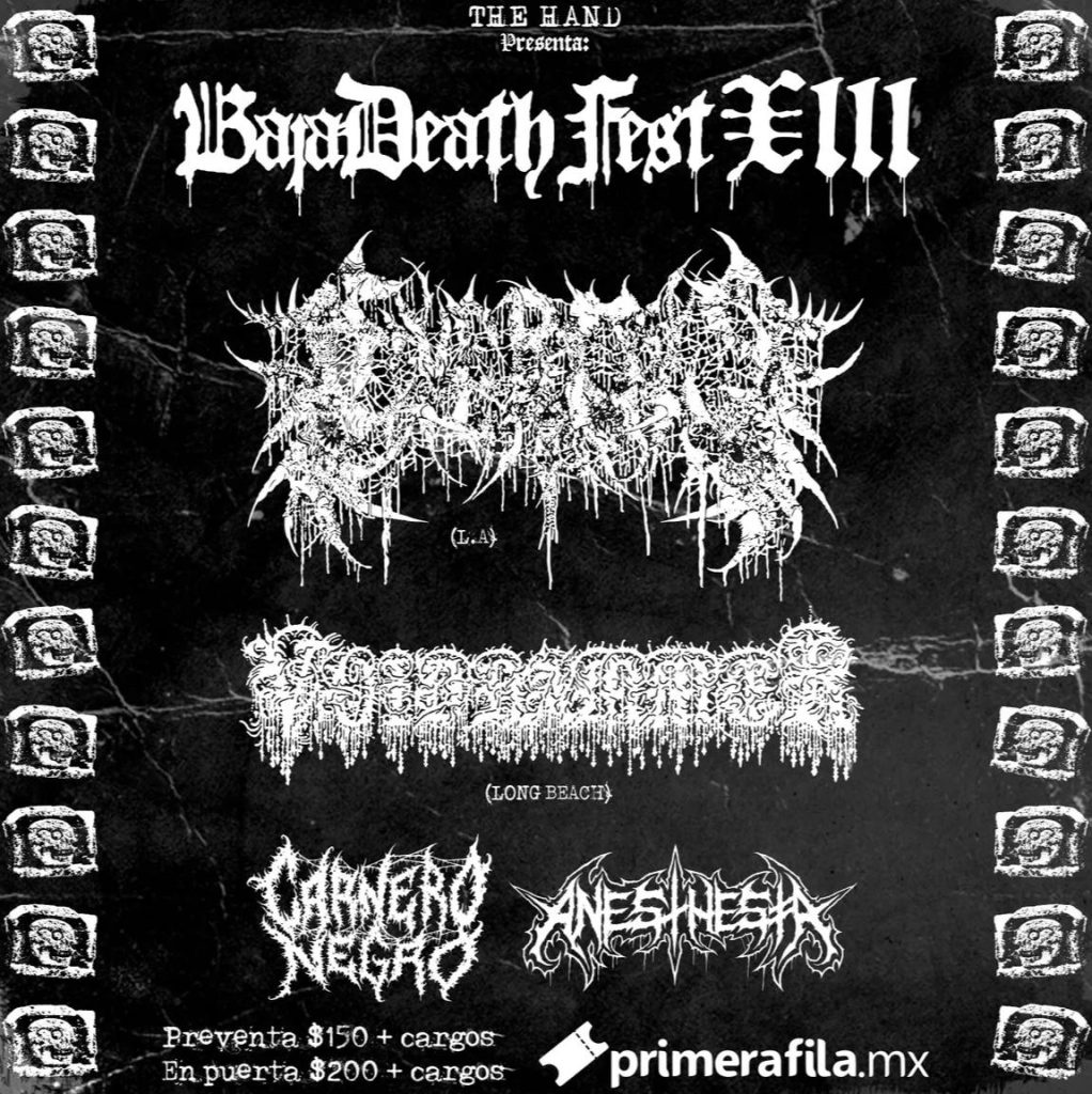 Baja Death Fest XIII en Mexicali 2026: 20 años de metal extremo