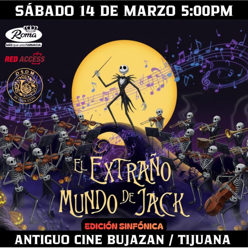 El Extraño Mundo de Jack en Tijuana 2026: edición sinfónica