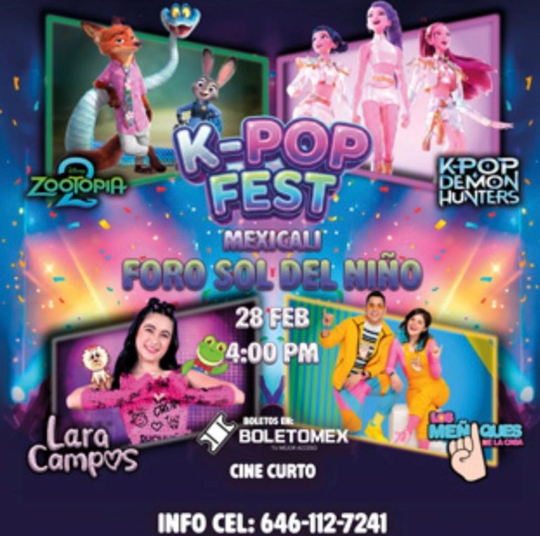 Tributo K-Pop Fest en Mexicali 2026 llega al Foro Sol del Niño