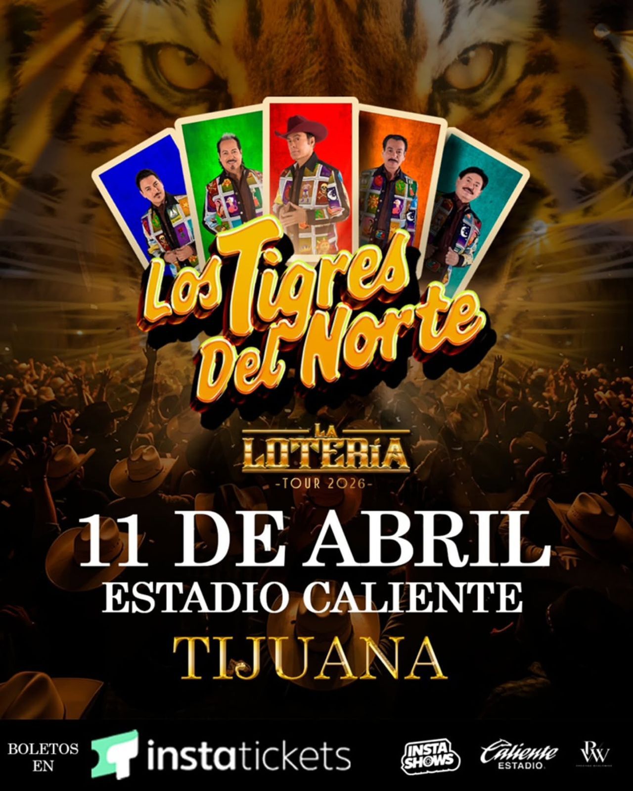 Los Tigres del Norte en Tijuana 2026: fecha y sede