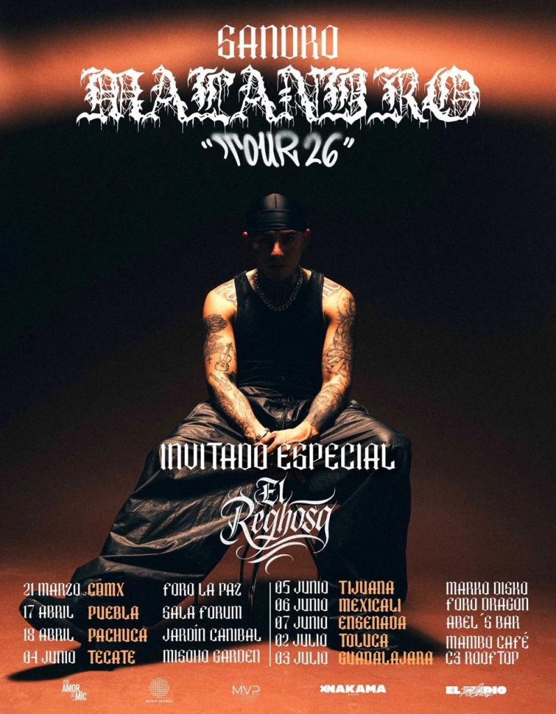 Sandro Malandro en Tijuana 2026: concierto en Marko Disko