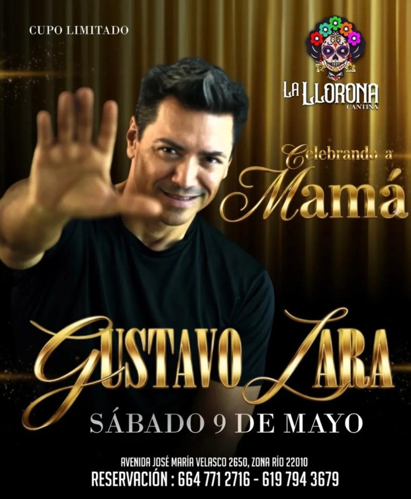 Gustavo Lara en Tijuana 2026: concierto en La Llorona Cantina