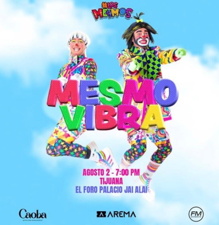 Los Mesmos en Tijuana 2026: show Mesmo Vibra en El Foro