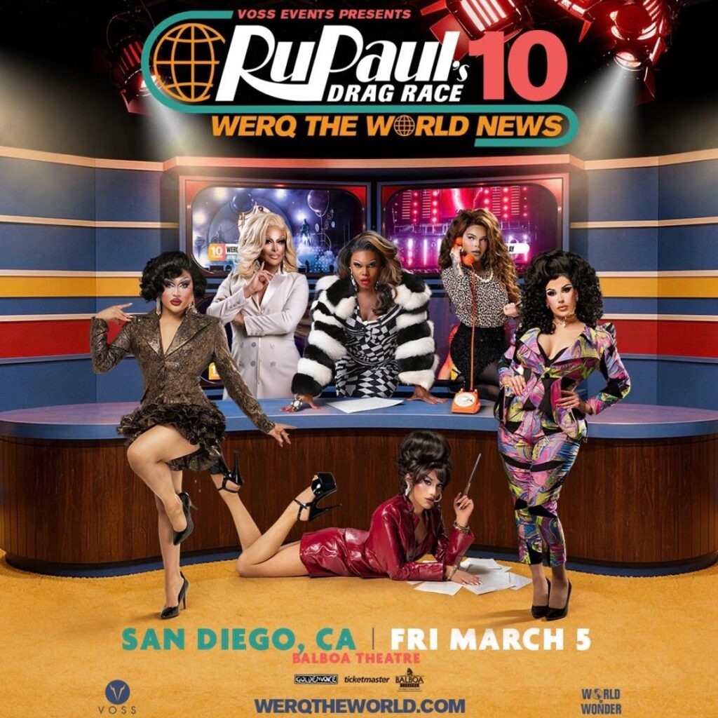 RuPaul's Drag Race Werq The World en San Diego 2027: fecha confirmada
