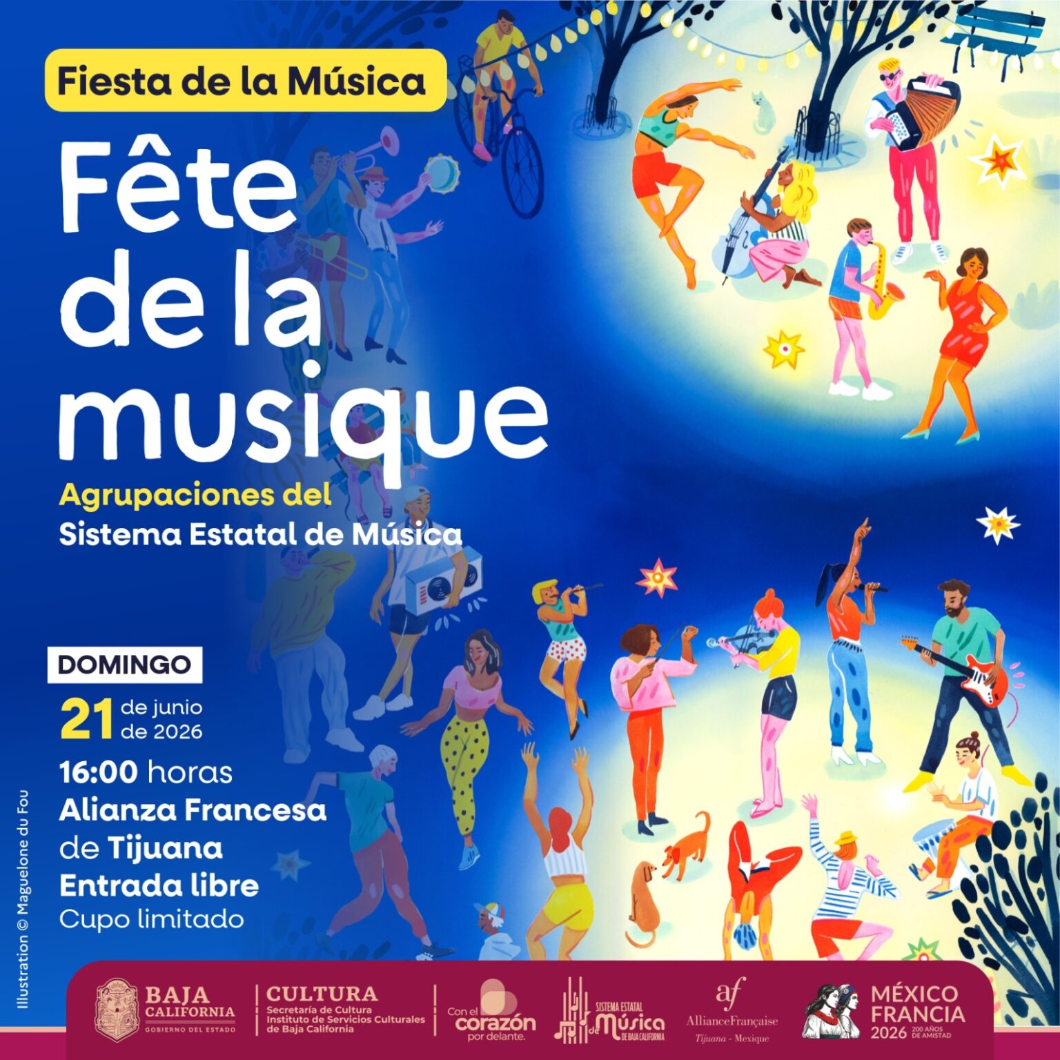 Féte de la Musique en Tijuana 2026: concierto gratuito en ISC