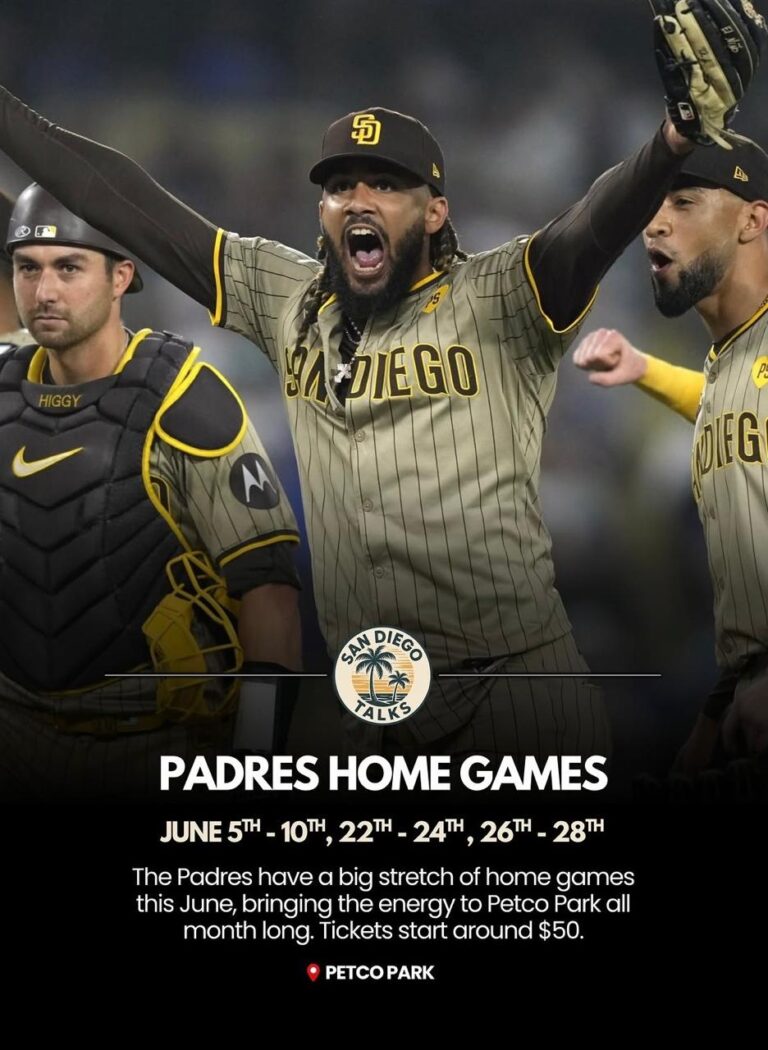 Padres Home Games en San Diego 2026: Juegos de junio